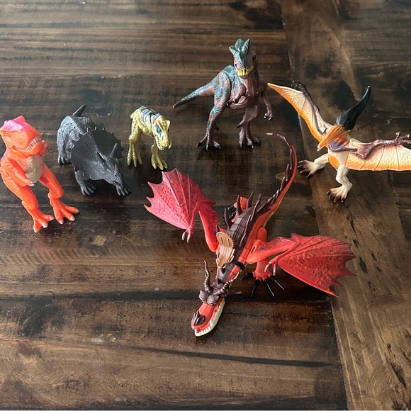Kid Galaxy | Toys | Lot Of Dragon Dinosaurs Mixedkid Galaxy Boley How ...